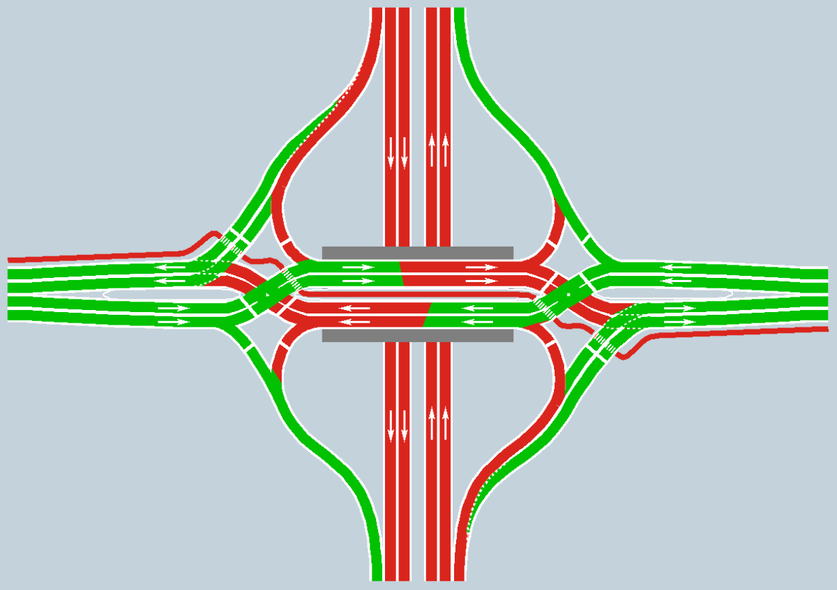 Nation’s largest Diverging Diamond Interchange opening Sunday in ...